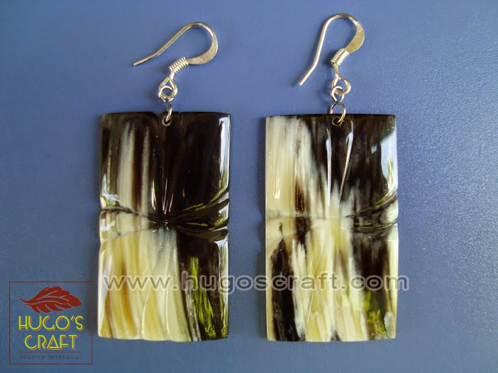 ARETES PLANO EN CACHO DE VACA ~ HUGOS CRAFT