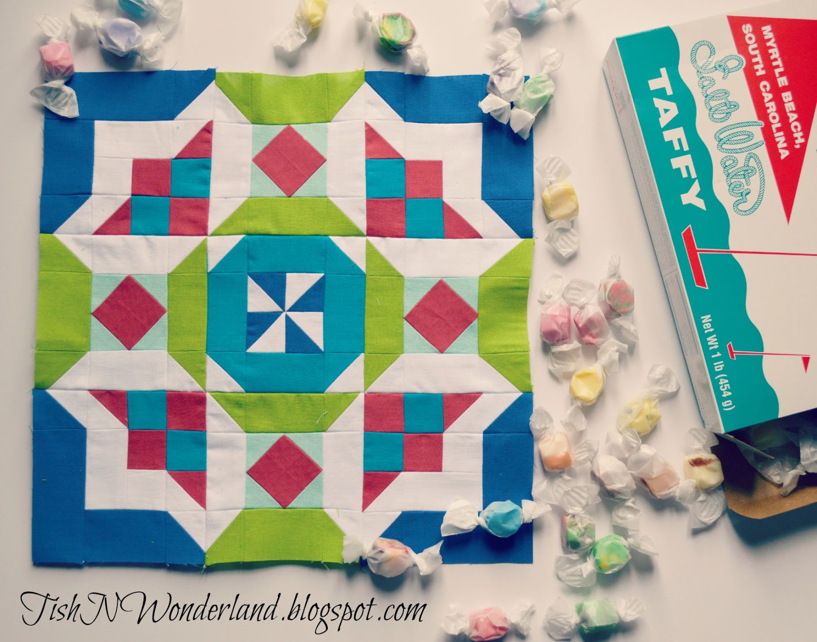 Tish's Adventures in Wonderland: Fabri-Quilt New Block Hop---Watermelon ...