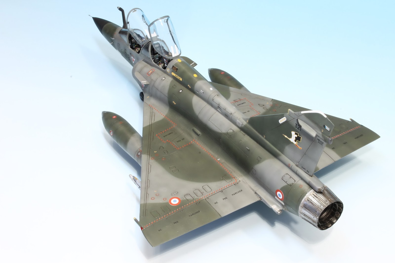 Istvan Michalko's scale models: Dassault Mirage 2000N - Heller, 1/48 ...