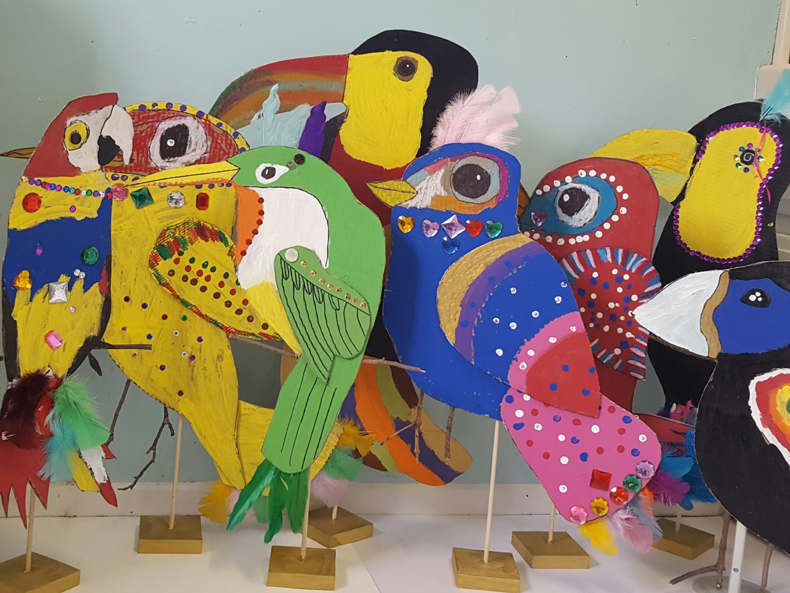 MaryMaking: Recycled Cardboard Birds