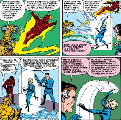 The Peerless Power of Comics!: "I shall now render you--INVISIBLE! Oops..."