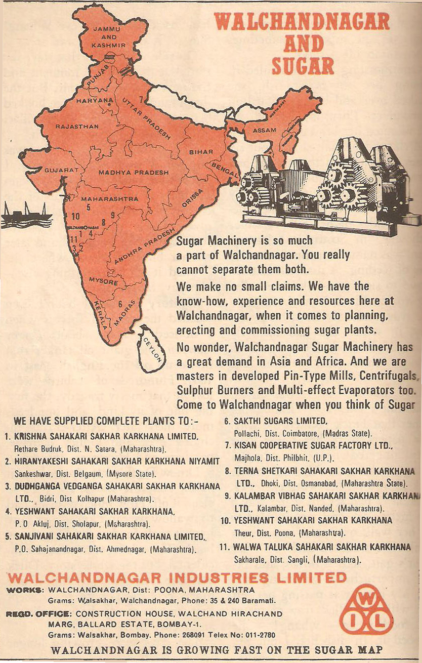 WALCHANDNAGAR Vintage Magazine Ad - Classic Indian Advertisements