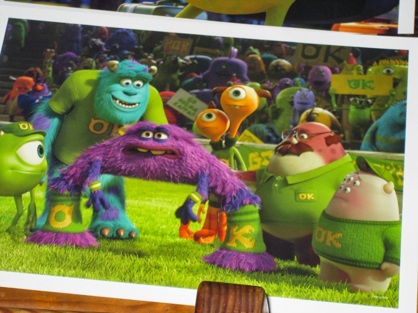Dan the Pixar Fan: Monsters University: Disney Store Lithogragh Set