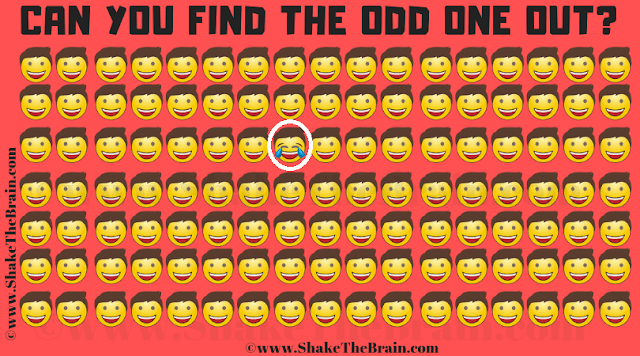 Picture Puzzle to find Odd One Out