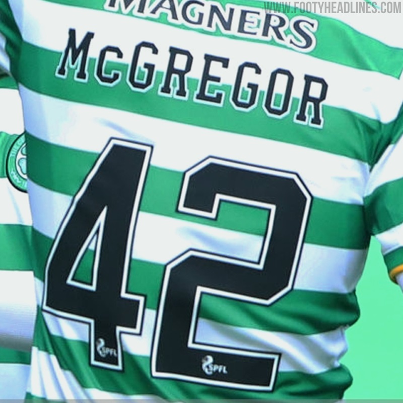 Celtic 20-21 Cup Kit Font Revealed - Previously Used By Lyon, Shakthar ...