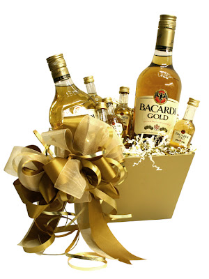 Build A Basket: Bacardi Gold Rum Gift Basket