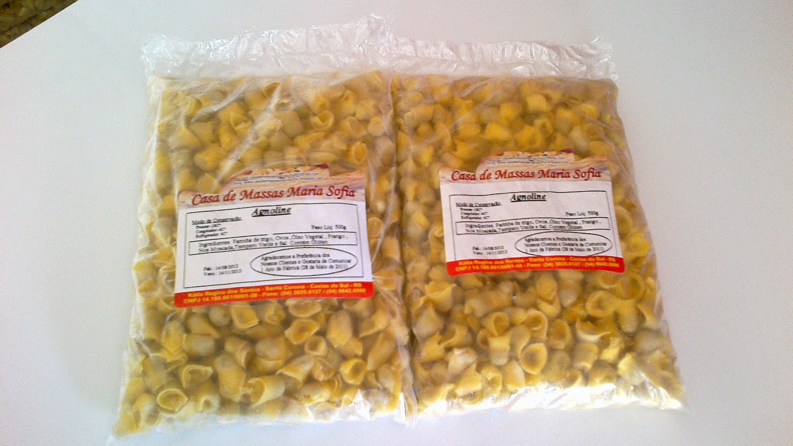 Casa de Massas Maria Sofia Pezzi: Agnoline