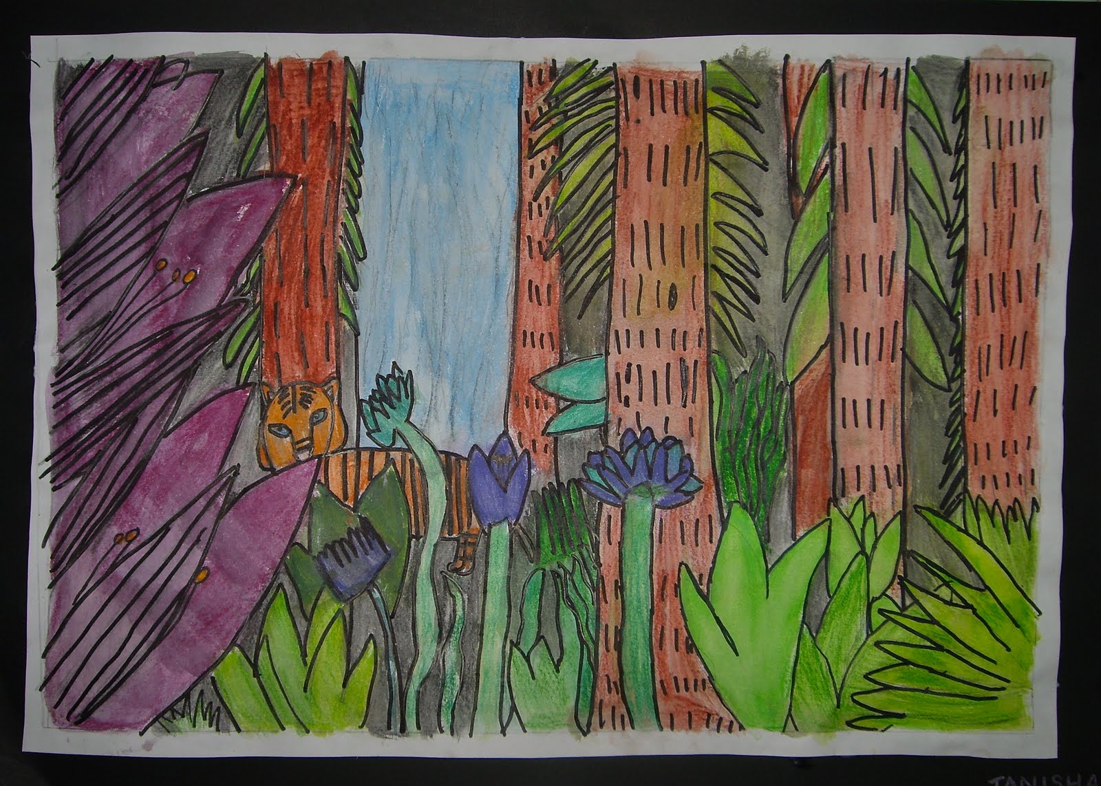 Use Your Coloured Pencils: Rousseau Rainforests