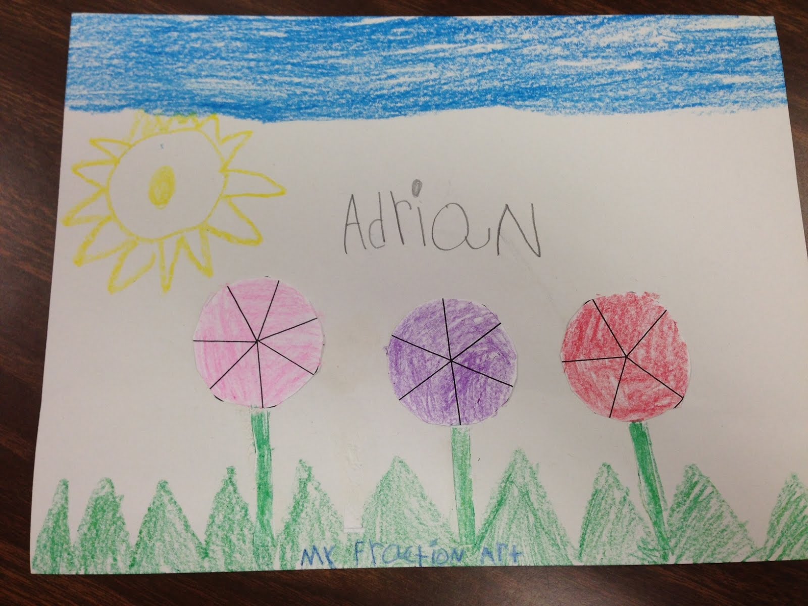 Mrs. Prentice's Class: Fraction Art!!