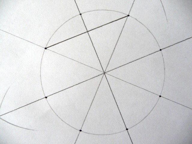 primaria al compás: Estrella de 8 puntas