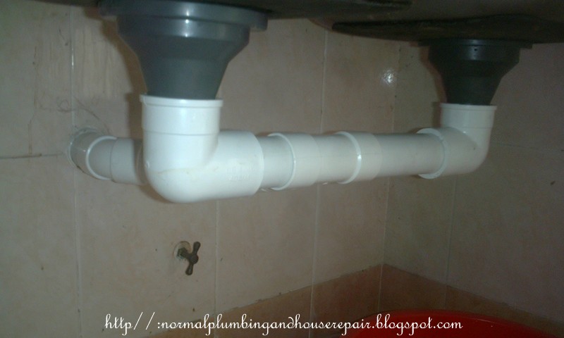 NORMAL PLUMBING: MENGGANTI SALURAN AIR BASUHAN DARI SINKI