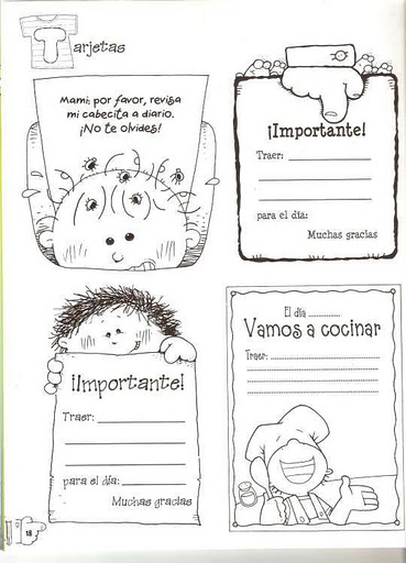 Mi Escuela Divertida: Notas Para Enviar a Casa