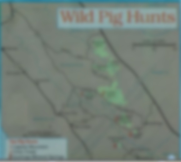 2018 San Benito Pig Hunting Map, Laguna, Clear Creek,Coalinga ...