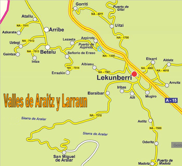 CANTANDO EN EL TIEMPO: VALLE DE LARRAUN, LO RECORREMOS