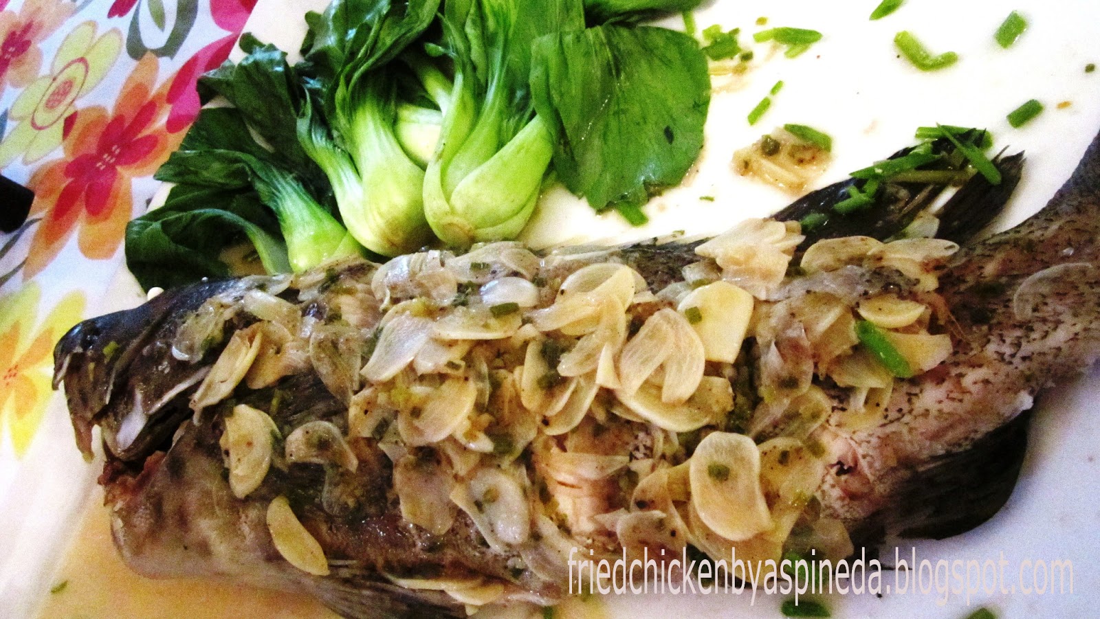 Fried Chicken for the Soul.: Steamed Fish With Garlic, Garlic, Garlic!
