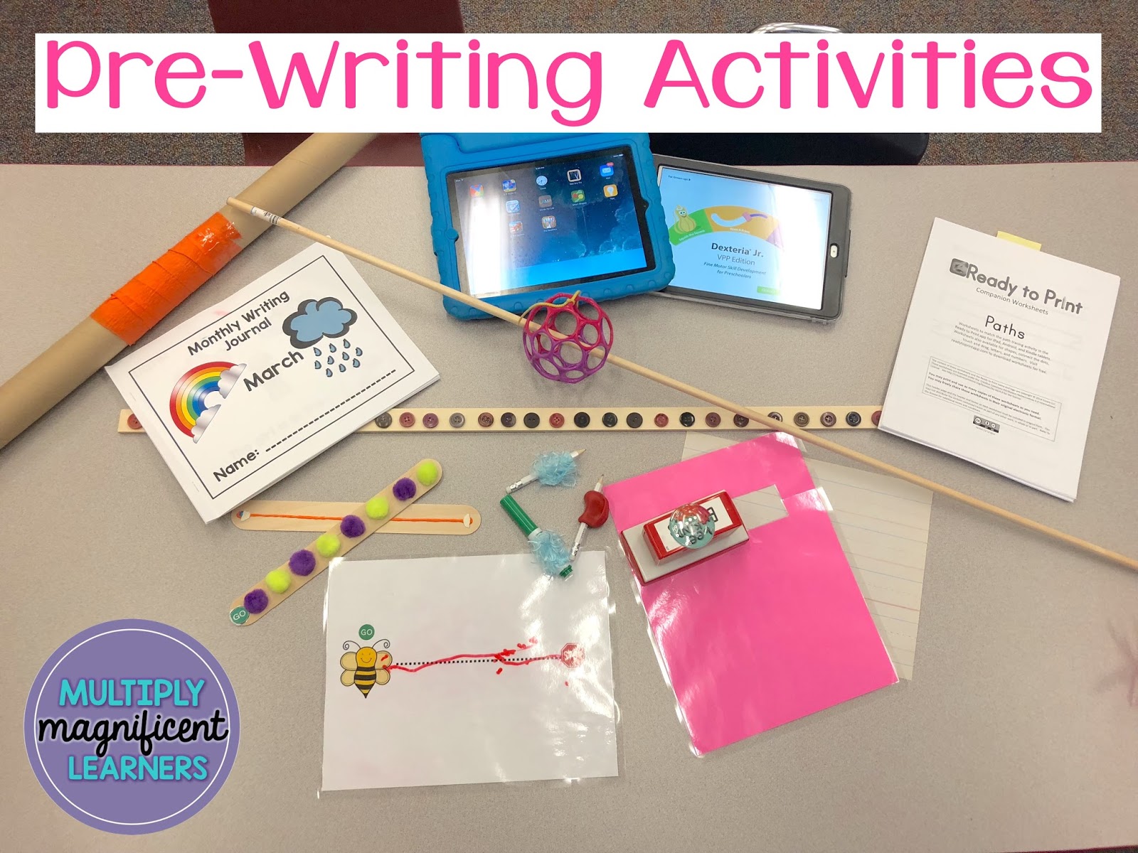 Differentiating Writing for Non-Writers- Lowest Level - Multiply ...