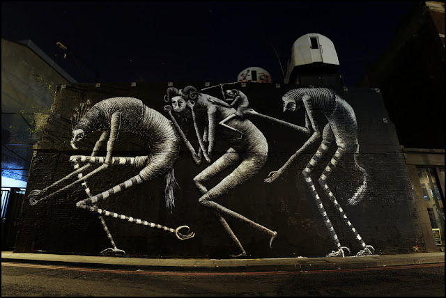 Phlegm New Mural In London, UK – StreetArtNews