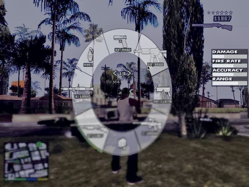 GTA San Andreas Mod: Weapon Menu GTA 5