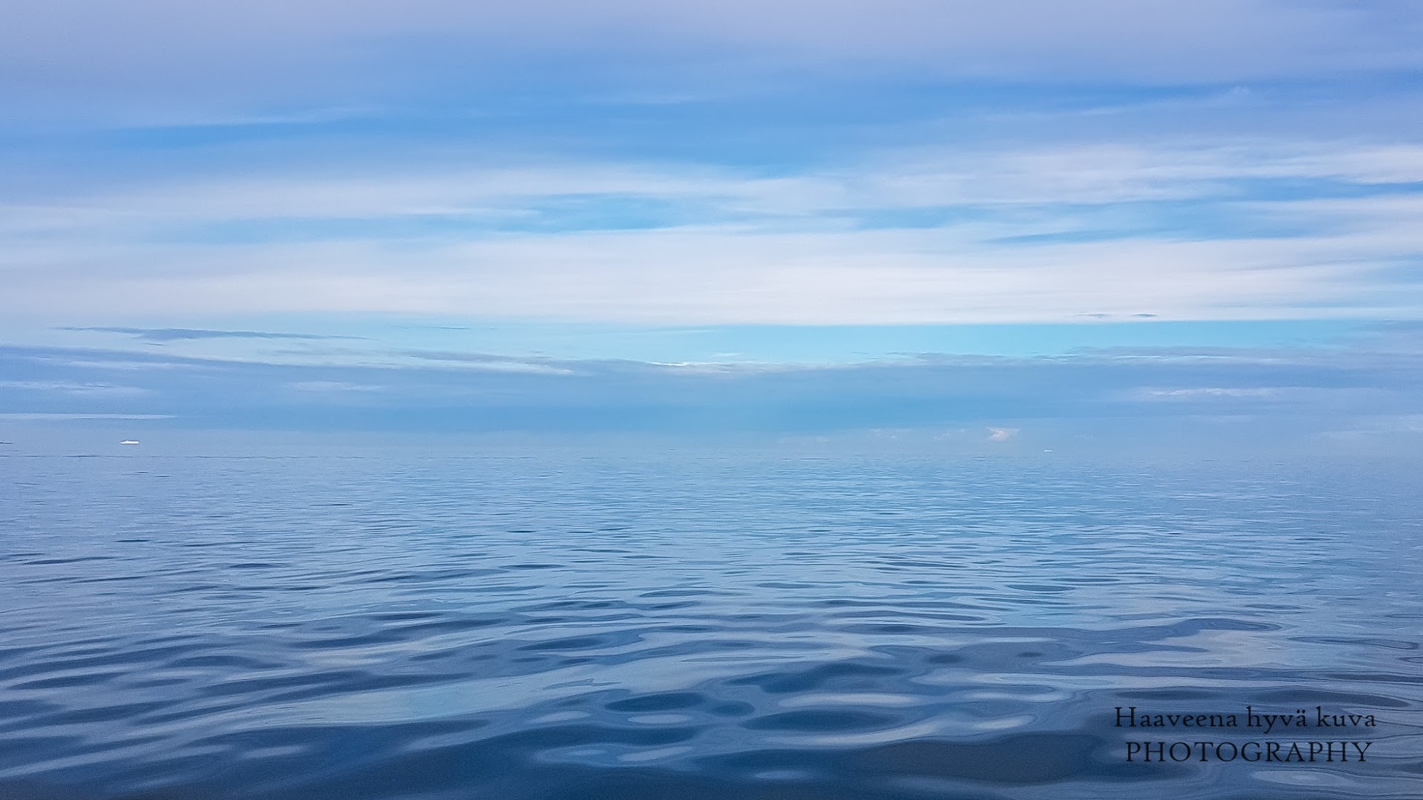 Haaveena hyvä kuva: Minne meri loppuu - mistä taivas alkaa?