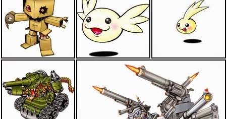 [Linhas Evolutivas] Bacomon Line Gundramon ~ MEU×DIGIMON