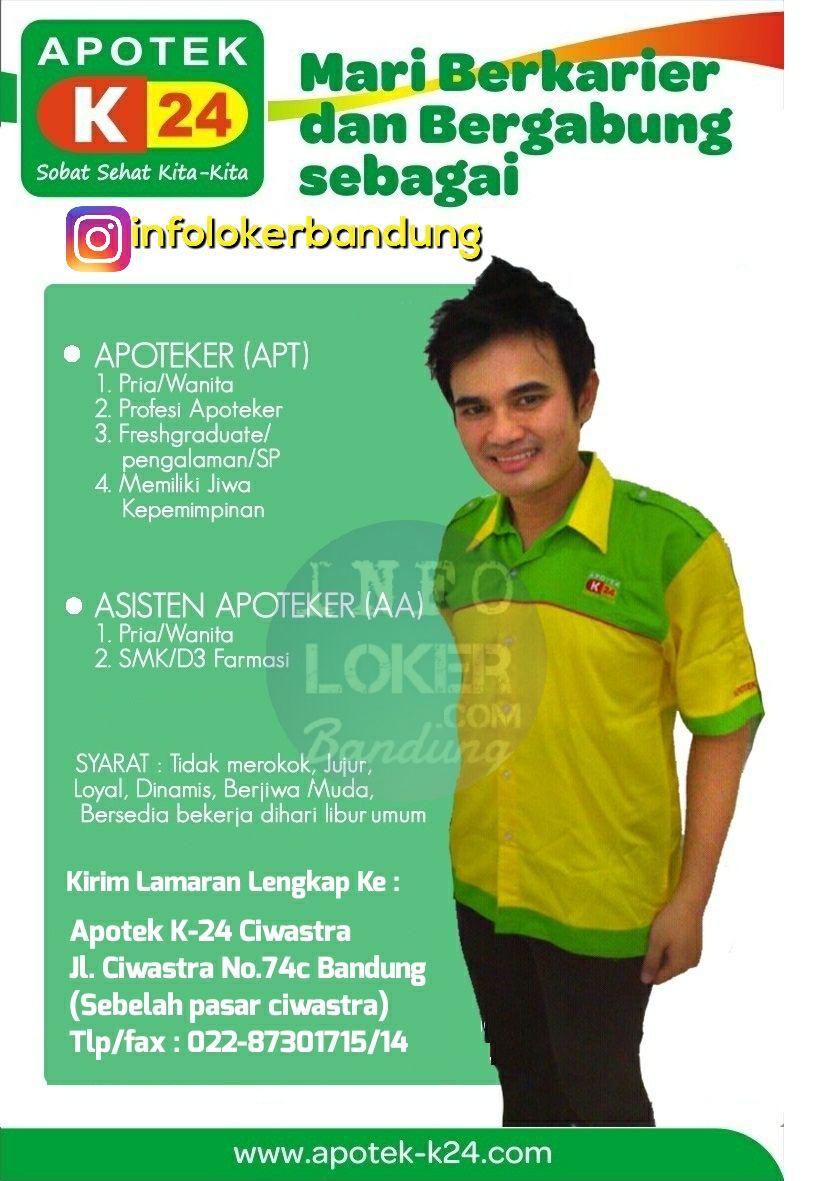 Lowongan Kerja Apotek K 24 Ciwastra Bandung November 2017 Info Loker Bandung Terbaru 2022