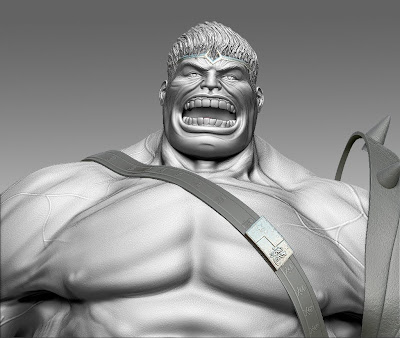 Philip3dJob: Hulk Model Zbrush Sculpting Training
