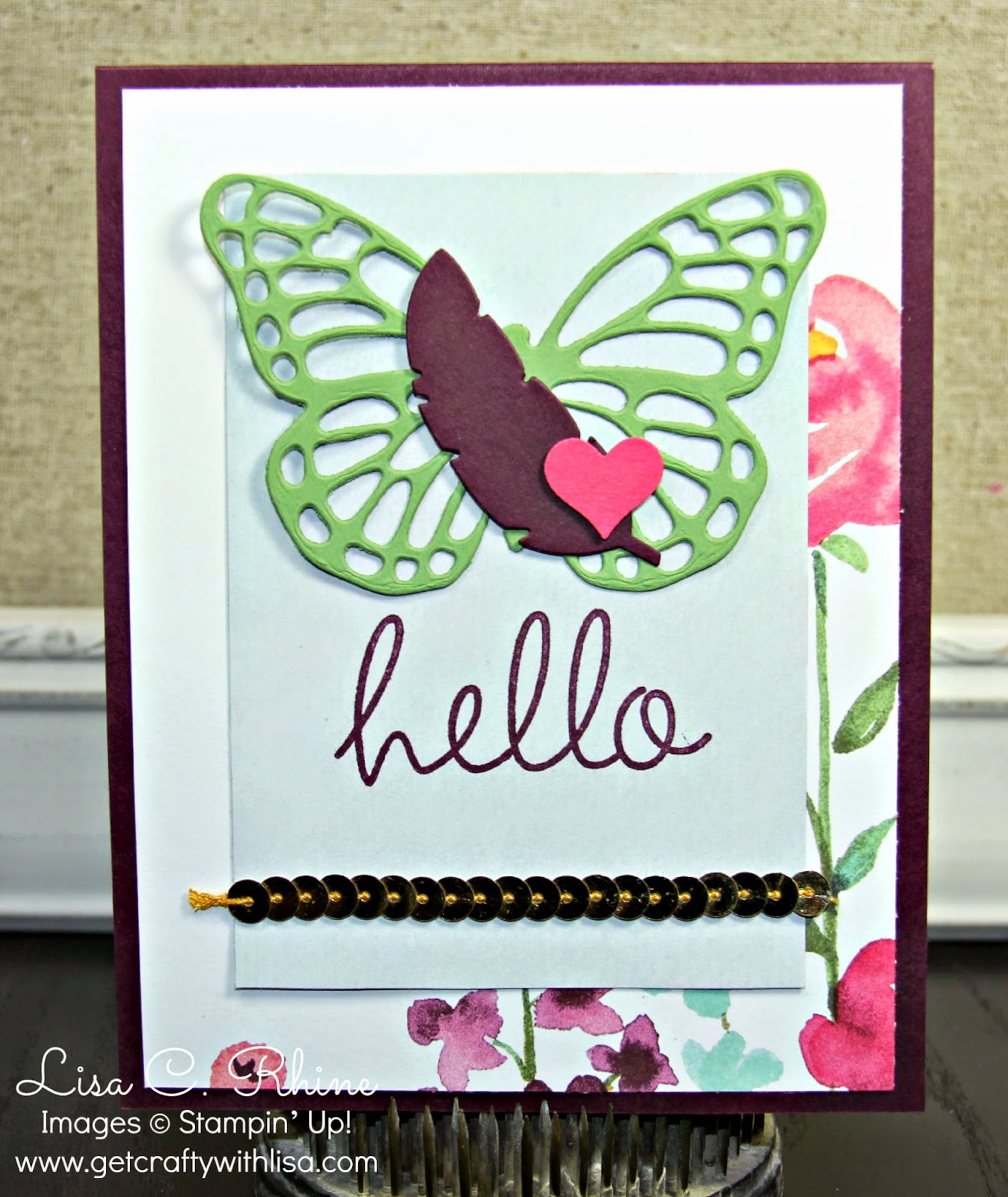Get Crafty with Lisa: From Basic to BAM! Hello Butterfly