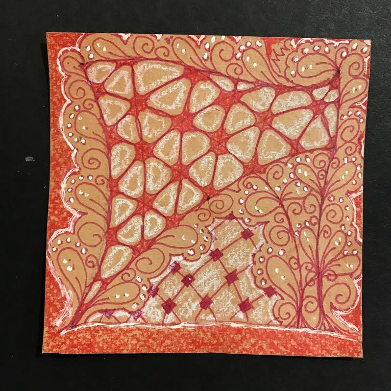 Tickled To Tangle: "It's a String Thing" #194 Tiles