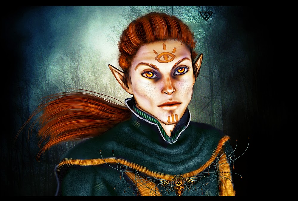 Earthdawn Blog: Earthdawn races color images by Sade