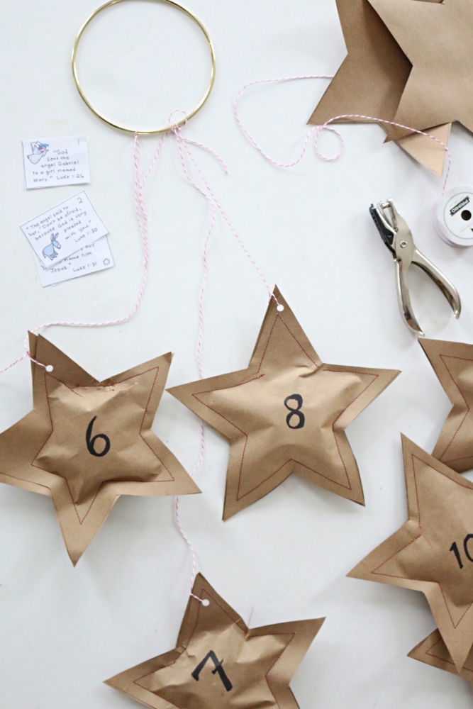 eyeful of lovely: DIY Star Advent