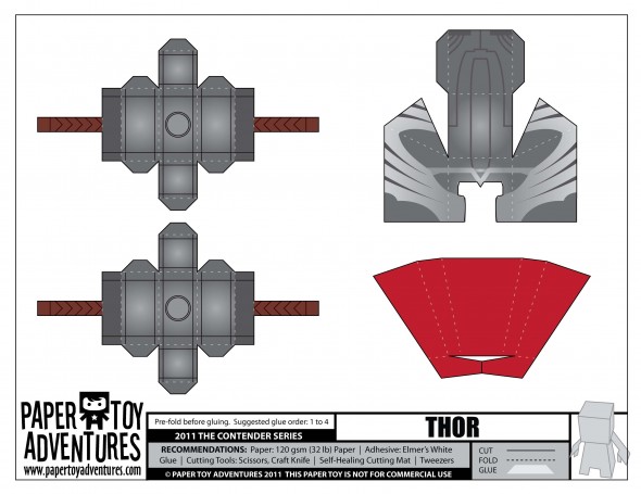 Thor - CASA DO PAPERCRAFT