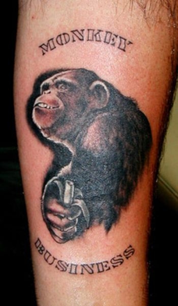 wallpapers star collection: Monkey Tattoos