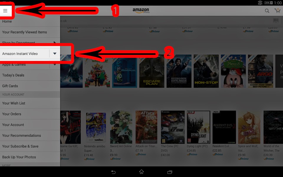 Guide: How to watch Amazon Prime on Android Tablet