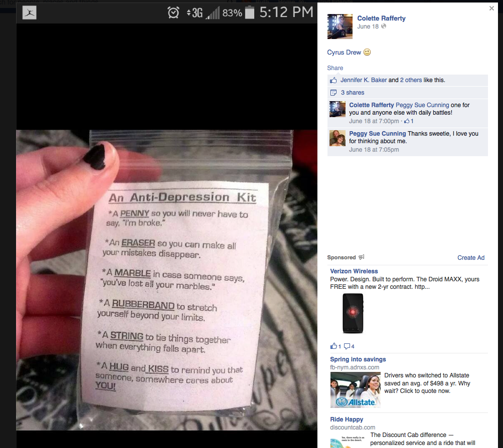 We Are One: Anti-depression kit...