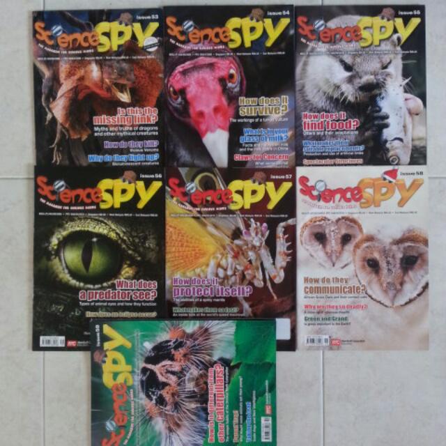 Used School Textbooks and Story books: Science Spy Magazine SOLD