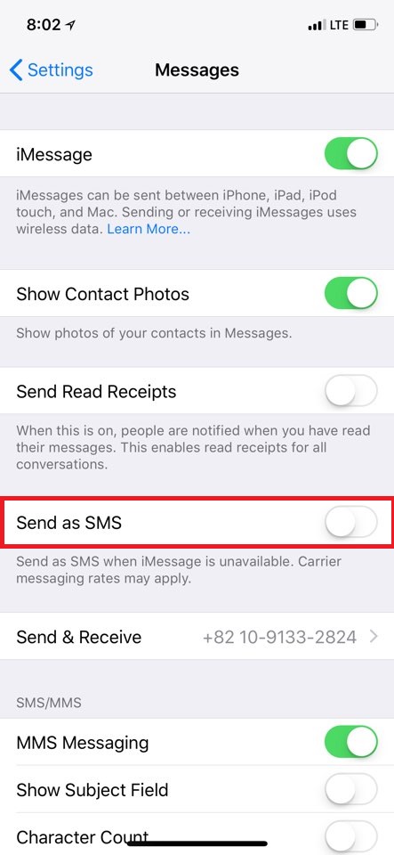[Tip for iPhone]How to send message using SMS on your iPhone