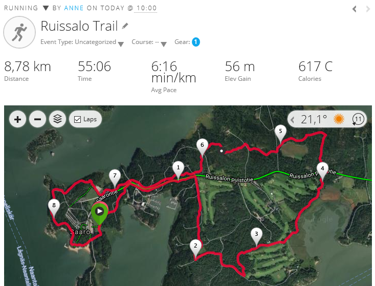 Taivaanrannan juoksija: Ruissalo Summer Trail