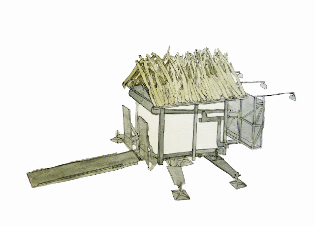 Primitive Hut : A Modern Primitive Hut