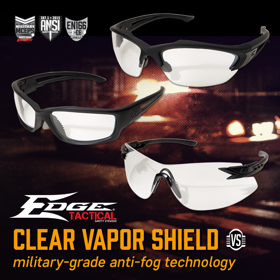 Edge Tactical Eyewear: Clear Lenses