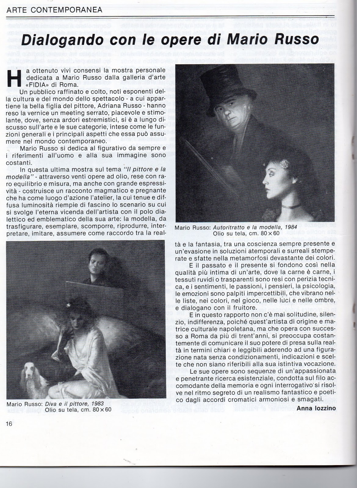 SALA D'ATTESA 1: Dialogando con le opere di Mario Russo