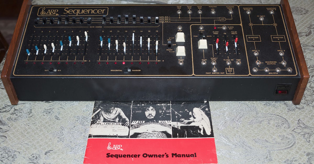 MATRIXSYNTH: ARP Sequencer Model 1613 SN 0446 w/ Original Manual