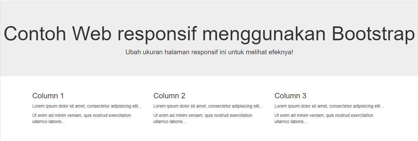 Membuat desain web responsif menggunakan Bootstrap