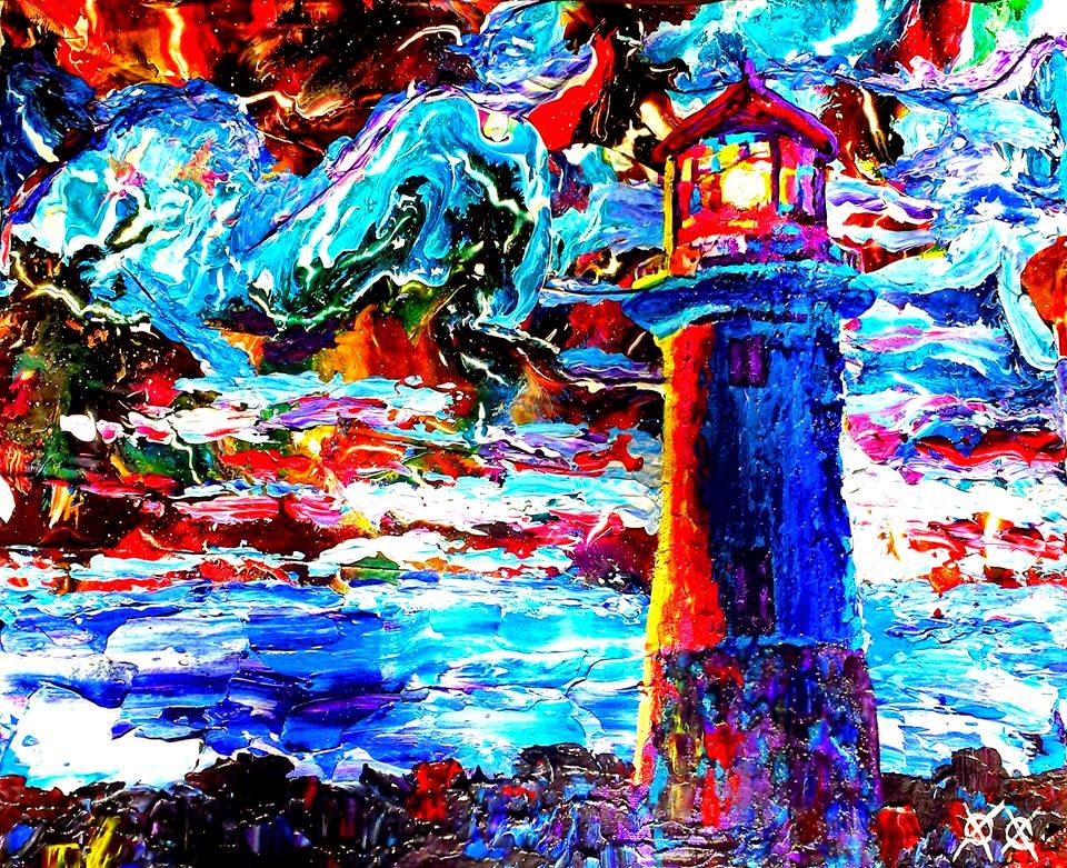 John Bramblitt, 1971 | Palette Knife painting from a blind artist ...