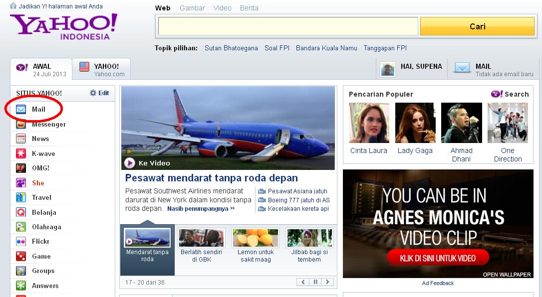 Cara Membuat E-mail baru dengan id Yahoo - IPA Edukasi