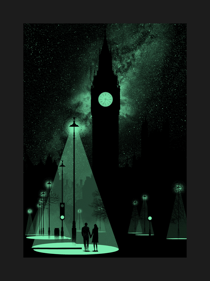 INSIDE THE ROCK POSTER FRAME BLOG: Dan McCarthy Time Is A Gift Print ...