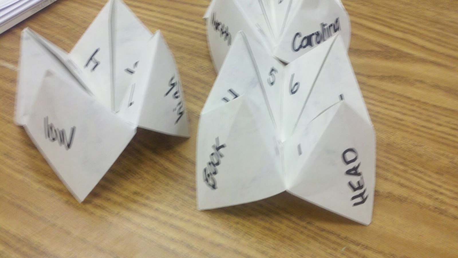 McElhinny's Center Stage: Cootie Catcher
