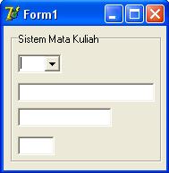 Lia Ciky : Cara Membuat Program Sederhana Daftar Mata Kuliah