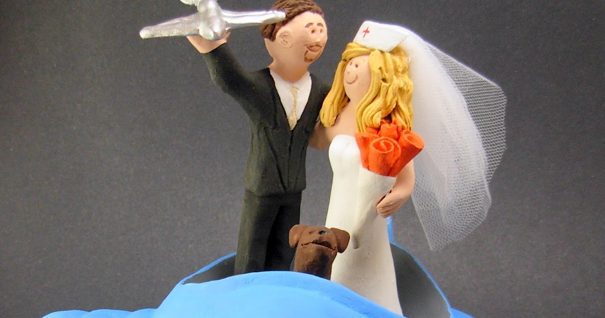 custom wedding cake toppers: Aeronautical Engineer Marries Nurse ...