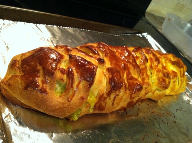 Chicken Broccoli Cheddar Braid