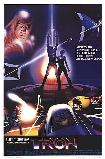 The Geeky Nerfherder: Movie Poster Art: Tron (1982)
